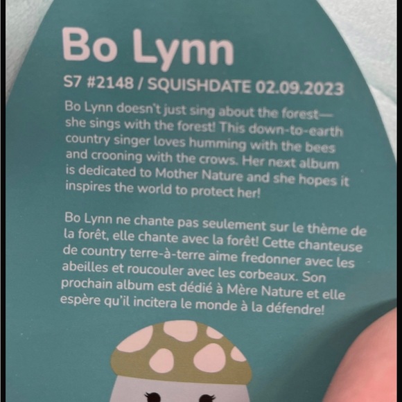 Squishmallows | Toys | Squishmallows Bnwt Ftm Bo Lynn The Mushroom 7 | Poshmark